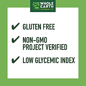 WHOLE EARTH 100% Erythritol Zero Calorie Plant-Based Sugar Alternative, 4 Pound Pouch (Packaging May Vary )