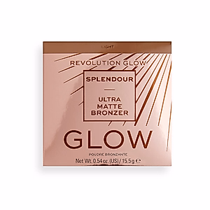 Revolution Splendor Matte Bronzer Powder, Contour Makeup For Bronzing, Vegan & Cruelty-Free, Light