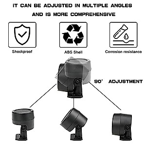 ANRONCH 4 Pcs 500W Dome Tweeters Car Speaker, TP-006A High Power Stereo Car Tweeter Mini Dome Tweeter Speakers Surface Mounting on Car Truck and Boat