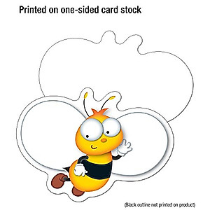 Carson Dellosa 45-Piece Buzz-Worthy Bee Bulletin Board Cutouts, Bumble Bee Cutouts for Bulletin Board, Spring Classroom Décor, Elementary and Seasonal Classroom Décor