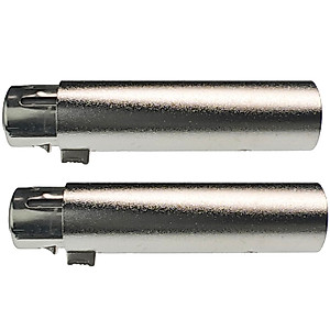 CESS XLR Male to XLR Female Cable Extension Extender Connector (jcx) (2 Pack)