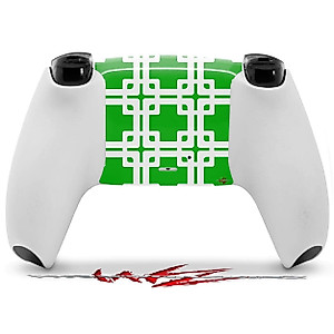 WraptorSkinz Skin Wrap compatible with Sony PS5 DualSense Controller Boxed Green (CONTROLLER NOT INCLUDED)