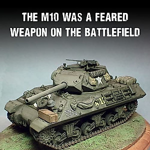 Wargames Delivered Bolt Action Tank War Miniatures - US Army M10 Tank Destroyer Platoon, World War 2 Miniatures, Bolt Action US Tank Model 28mm Scale Miniature War Game by Warlord Games