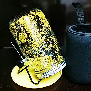 Seed Sprouting Kit, 2 Pack Stainless Steel Sprouting Stands and 2 Pack Mason Jar Sprouting Jar Lids, Sprouting Stands for Wide and Regular Mouth Mason Jars Canning Jars Holder for Growing Organic Sprouts (86 mm)