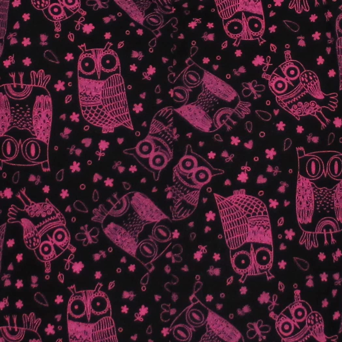 Coi Fish Star Skull Butterfly Star Polka Dot Boho Hobo Hippie Gothic Crossbody Bag Purse 33" (CoiFishBlackGrey)