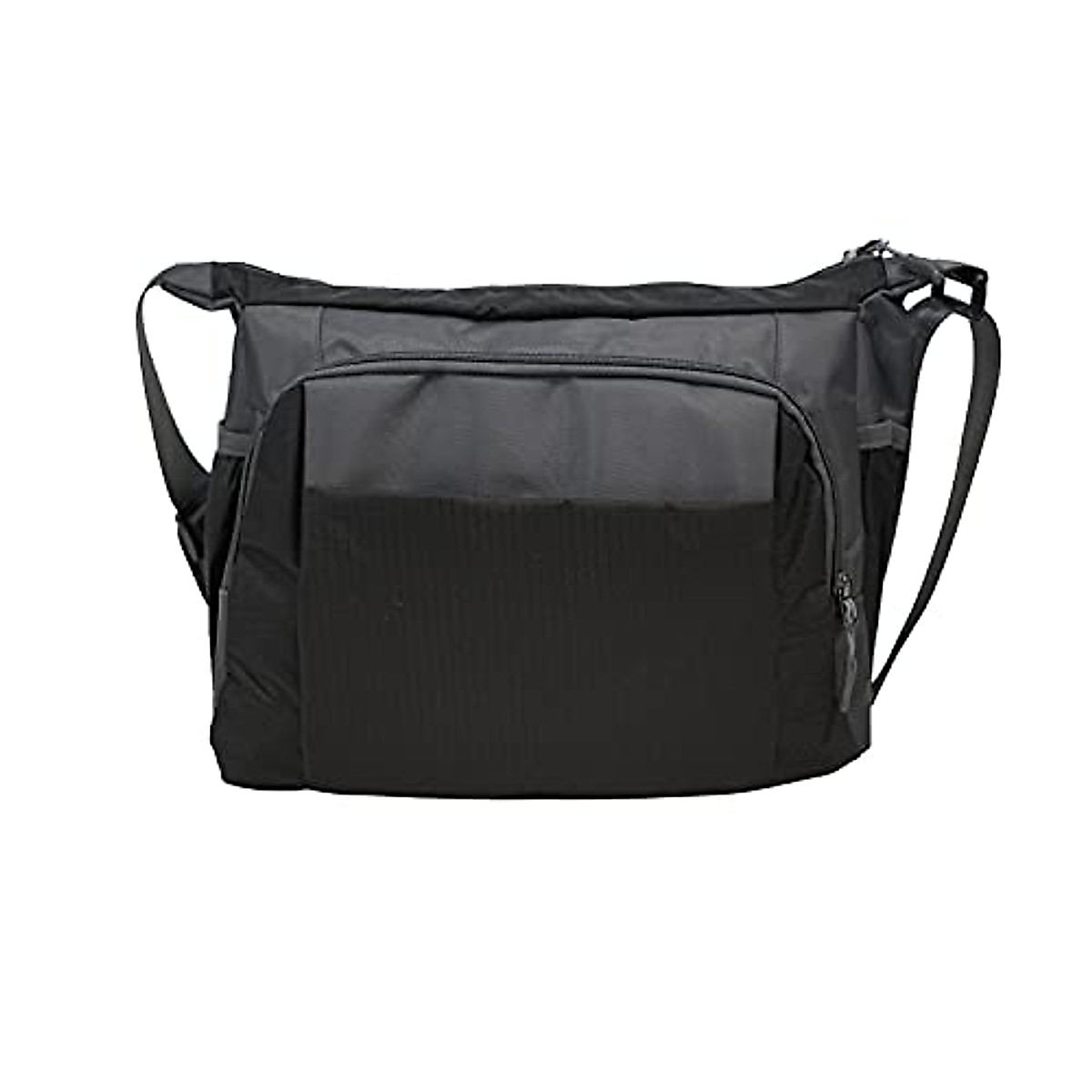 Nupouch Sporty Crossbody Bag, Water Resistant Shoulder Bag Purse, Travel Bag, Large, Black