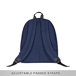 KDWAVE Preschool Kids Backpack, 13 inch Toddler Backpacks for Boys Girls Cute Lightweight Children Bookbag with Adjustable Padded Strap, French Navy
