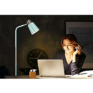 NIOSTA Floor Lamp, Industrial Floor Lamp Height Adjustable 360° Rotation Lampshade Modern Standing Lamp, Floor Lamps for Living Room, Office, Bedroom Reading, Work etc(Green)