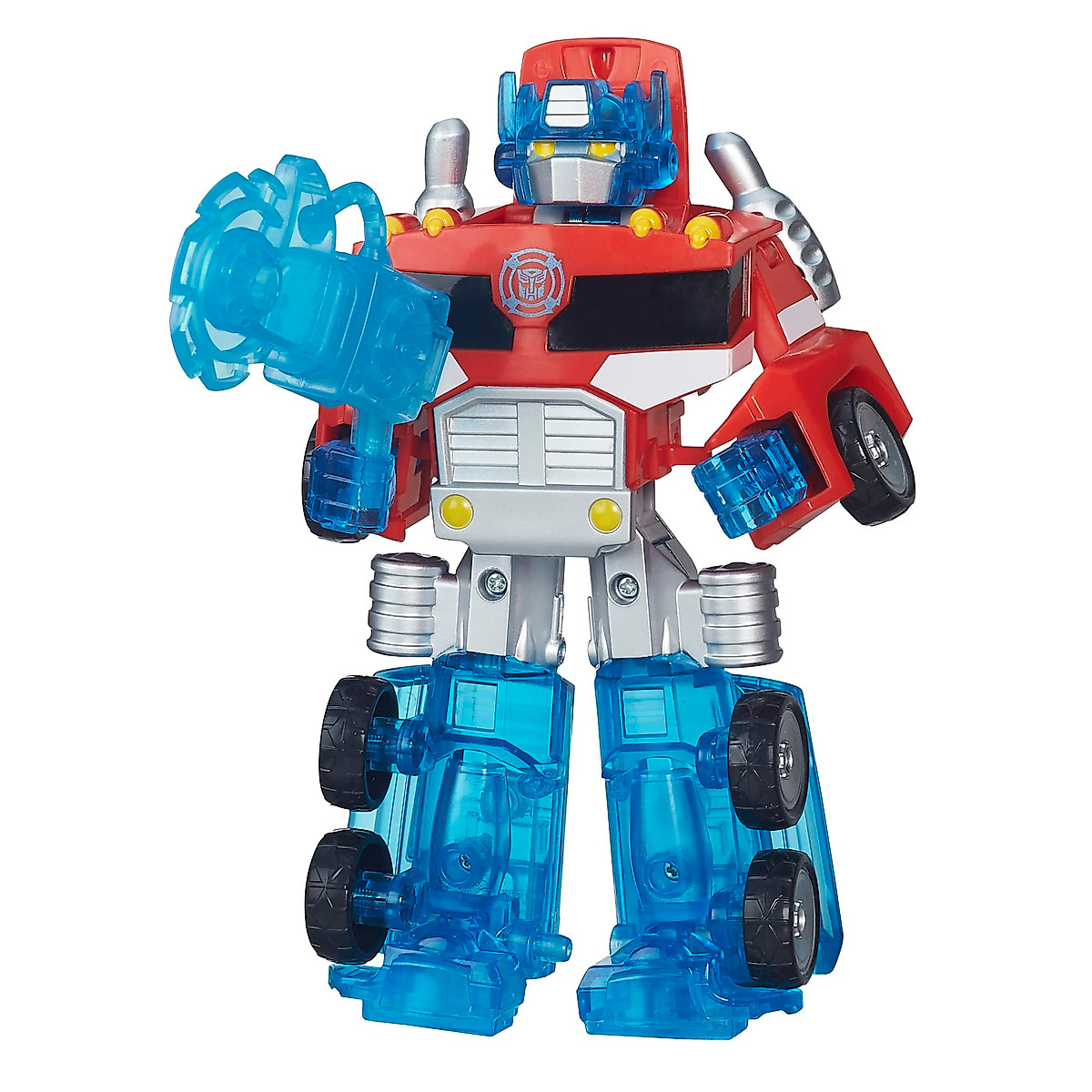 Transformers Rescue Bots Energize Optimus Prime, 7-Inch Action Figure, Kids Converting Robot Toy, Christmas Stocking Stuffers, Ages 3+ (Amazon Exclusive)