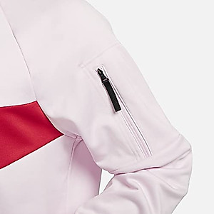 Nike Therma-FIT Men's Pullover Fitness Hoodie (as1, alpha, m, regular, regular, Pink Foam/Pink Foam/University Red/Black)