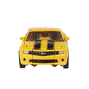Transformers Toys Studio Series 49 Deluxe Class Movie 1 Bumblebee Action Figure - Kids Ages 8 & Up, 4.5" (Amazon Exclusive)