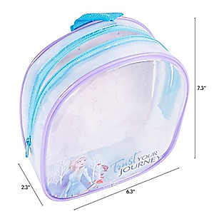 LUV HER Kid's Frozen Fashioninsta's Backpack -Elsa & Anna Accessories Set for Girls -Princess Elsa Sets - Bow's with Alligator Clips, Hair Ties, Backpack Ages 3+