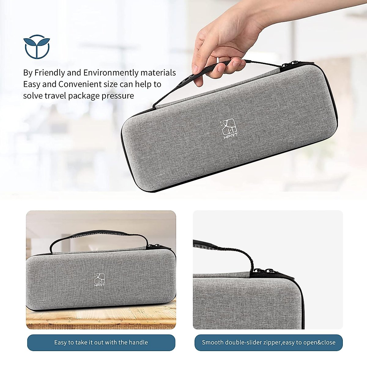 HPRT Portable Printer with MT810 Case for Business, Travel, University, Bluetooth Connection Printer Compatible with Android, Iphone & :aptops