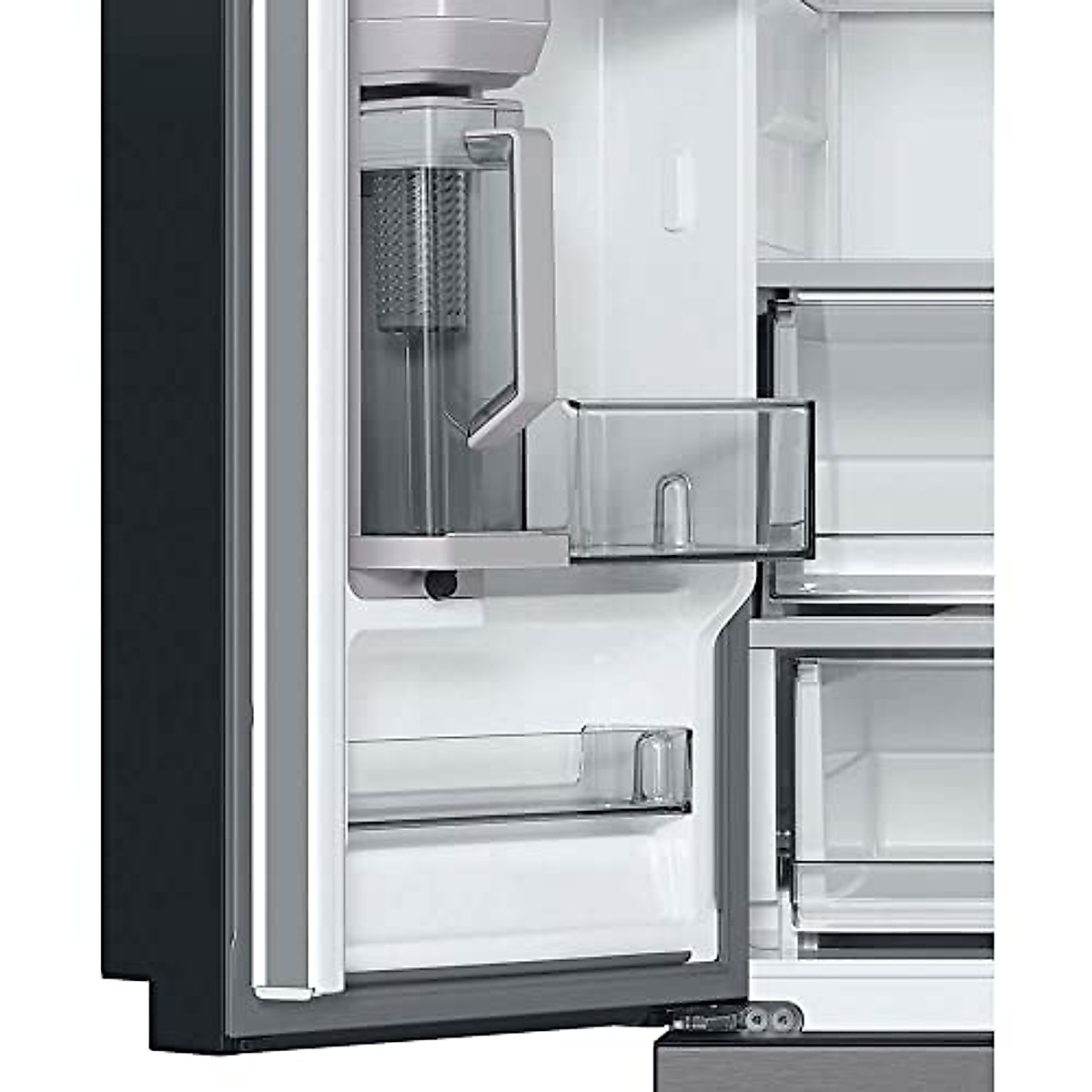 SAMSUNG RF24BB6200QL 24 Cu. Ft. Stainless Bespoke Counter Depth 3-Door French Door Refrigerator