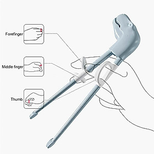 Dinosaur Training Chopsticks,2pcs Chopsticks For Kids ,Reusable Chopsticks Learning Chopstick Helper,Green+Blue