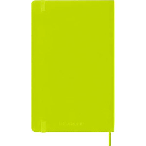Moleskine Classic Notebook, Soft Cover, Large (5" x 8.25") Ruled/Lined, Lemon Green, 192 Pages