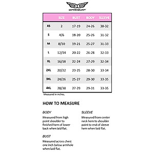 Joe's USA Ladies Long Sleeve Moisture Wicking Athletic Shirt Sizes XS-4XL