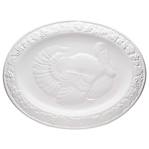Red Vanilla Classic Vanilla Turkey Platter 18.5", 1, White