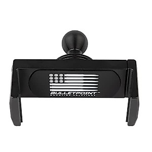 Bulletpoint XL Dash Mount Cell Phone Holder for Oversized Phones & Cases Compatible with iPhone and Android Smartphones - 20mm (0.787 inches) Attachment Ball Expands up to 4 Inches Wide