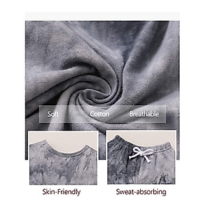 Baby Boy Clothes Tops Pants Shorts Set Toddler Boy Baby Clothes Tie-dye Baby Boy's Clothing 2Pieces Baby Outfits for Boys Grey 18-24 Month Boy Clothes