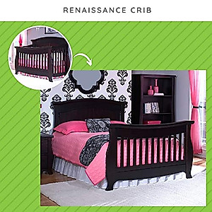 Full-Size Conversion Kit Bed Rails for Baby's Dream & Cocoon Cribs | Multiple Finishes Available (Espresso)