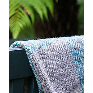 Avoca Mohair Blend Tweed Throw - Dewdrop Design - Made in Ireland 562 x 72