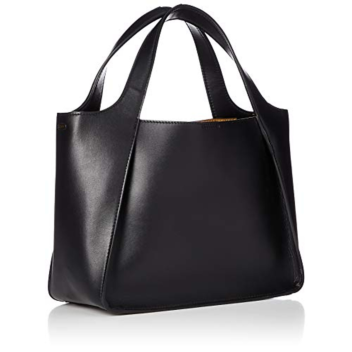 Stella McCartney 513860 W8542 2-Way Handbag with Logo Pouch Black