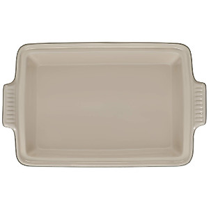 Le Creuset Stoneware Heritage Covered Rectangular Casserole, 4 qt. (12" x 9"), Artichaut
