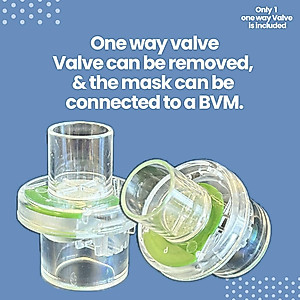 MCR Medical Pack of 5 CPR Rescue Mask, Adult/Child Pocket Resuscitators, Hard Case with Wrist Strap