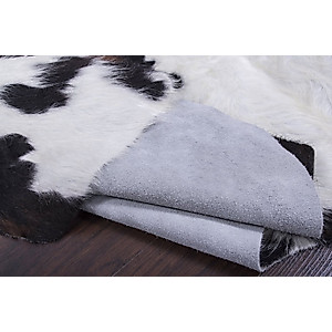 rodeo Cowhide Rug Dark Brindle Size 6x8 Feet Dc