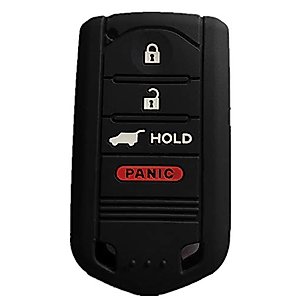 Smart Key Fob Cover Case Protector Keyless Remote Holder for Acura MDX TL TLX ZDX RDX TSX RL ZD IL M3N5WY8145 (Not fit Engine Hold FOB) Black OEM Part Number 267F-5WY8145 KR5434760