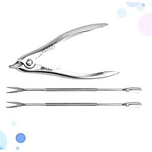 Housoutil 3pcs Brazil Nuts Crab Crackers Seafood Tool Set Cleaning Tools Lobster Opener Seafood Picks Mutitool Crab Opener Bottle Opener Chestnut Nutcracker Silver Multifunction Tool Kit