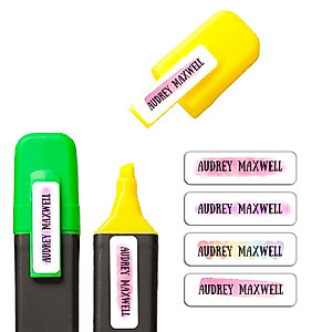 Custom Waterproof Dishwasher Safe Kid Name Labels for Daycare(128 Pack), Camp, School Supply, Baby Bottles, Lunch Boxes and Cups, Travel. Cute Personalized Design Name Stickers (Pattern 16)