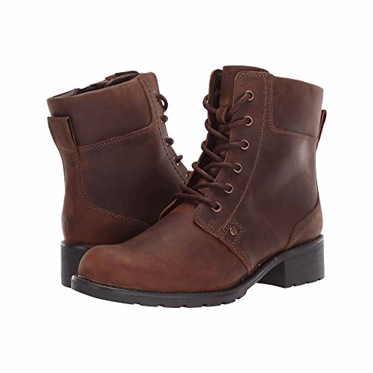 Clarks Women's Orinoco Spice Ankle Boot, Brown Snuff, 11 Wide