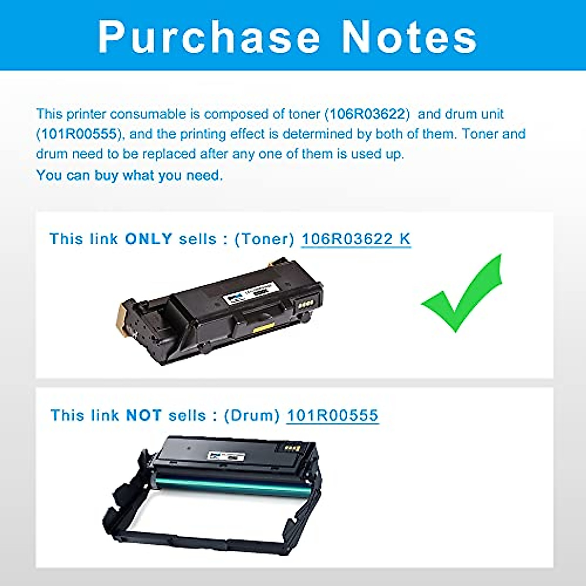 LCL Compatible Toner Cartridge Replacement for Xerox WorkCentre 3335 3345 Phaser 3330 8500 Pages 106R03620 106R03621 106R03622 WorkCentre 3335 3345 3345VDNi 3330DNi 3335DNi 3345DNi (1-Pack Black)