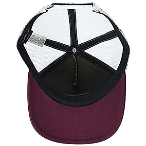 Quiksilver Men's Omnipotent Trucker Hat, Ruby Wine, One Size