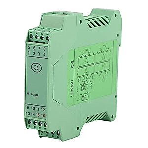 DC Conditioner, DC 24V DC Current Isolator Transmitter 4-20mA PLC Detect Conditioner(1 in 2 Out, 4-20mA to 4-20mA)