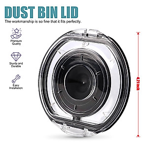 Dust Bin Lid Replacement Compatible with Dyson V6 Vacuum Cleaner DC58 DC59 DC62 DC72 DC74 Bin, Dust Bucket Cover Replacement Parts