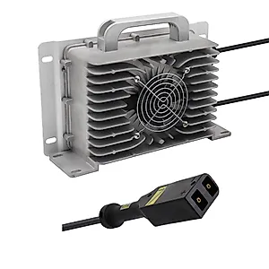 36V 18A Golf Cart Battery Charger for 36 Volt EZGO EZ-GO TXT Golf Cart, with D-Plug/Powerwise Style Plug Waterproof IP68