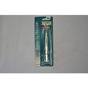 Trim Tweezr Square Size Ea Trim Square Tip Tweezers 53100 1ct