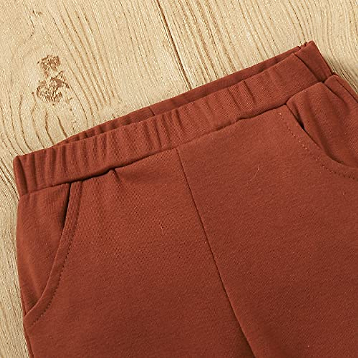 Tikoubabe Baby Boy Clothes Infant Sweatshirt Fall Winter Outfits Long Sleeve Pocket Pants Hats 3 Pcs Light Green Brown 12-18 Months