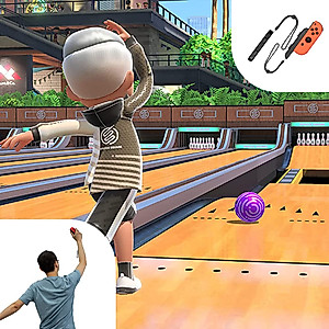 Mviioe for Switch Accessories Bundle Compatible with Nintendo Switch/Switch OLED for Nintendo Switch Sports Games with Leg Straps, Tennis Rackets, Glof Clubs, Sword, Wrist Straps(9 in 1)