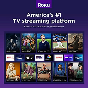 Roku Express (New, 2022) HD Streaming Device with High-Speed HDMI Cable and Simple Remote (no TV controls), Guided Setup, and Fast Wi-Fi