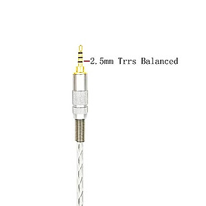 NewFantasia 2.5mm TRRS Balanced Male to Dual RCA Male Audio Adapter Cord Compatible with Astell&Kern KANN Alpha, for Onkyo DP-X1A, for FIIO X5III, for iBasso DX200 2.5mm to 2 RCA Balanced cable 1m/3ft