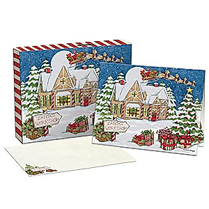 Lang Santa'S Workshop Boxed Christmas Cards (1004894)