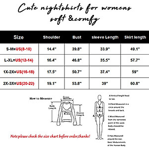 ENJOYNIGHT Nightgown for Women Cotton Short Sleeve Nightshirts Casual Print Sleepwear (Blue Giraffe, Small-Medium)