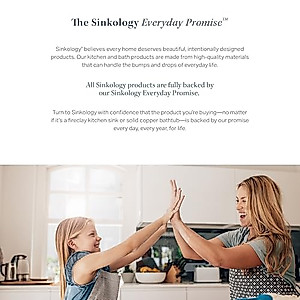 Hawking Copper 17" Rectangular Dual Flex Bath Sink with Care Kit