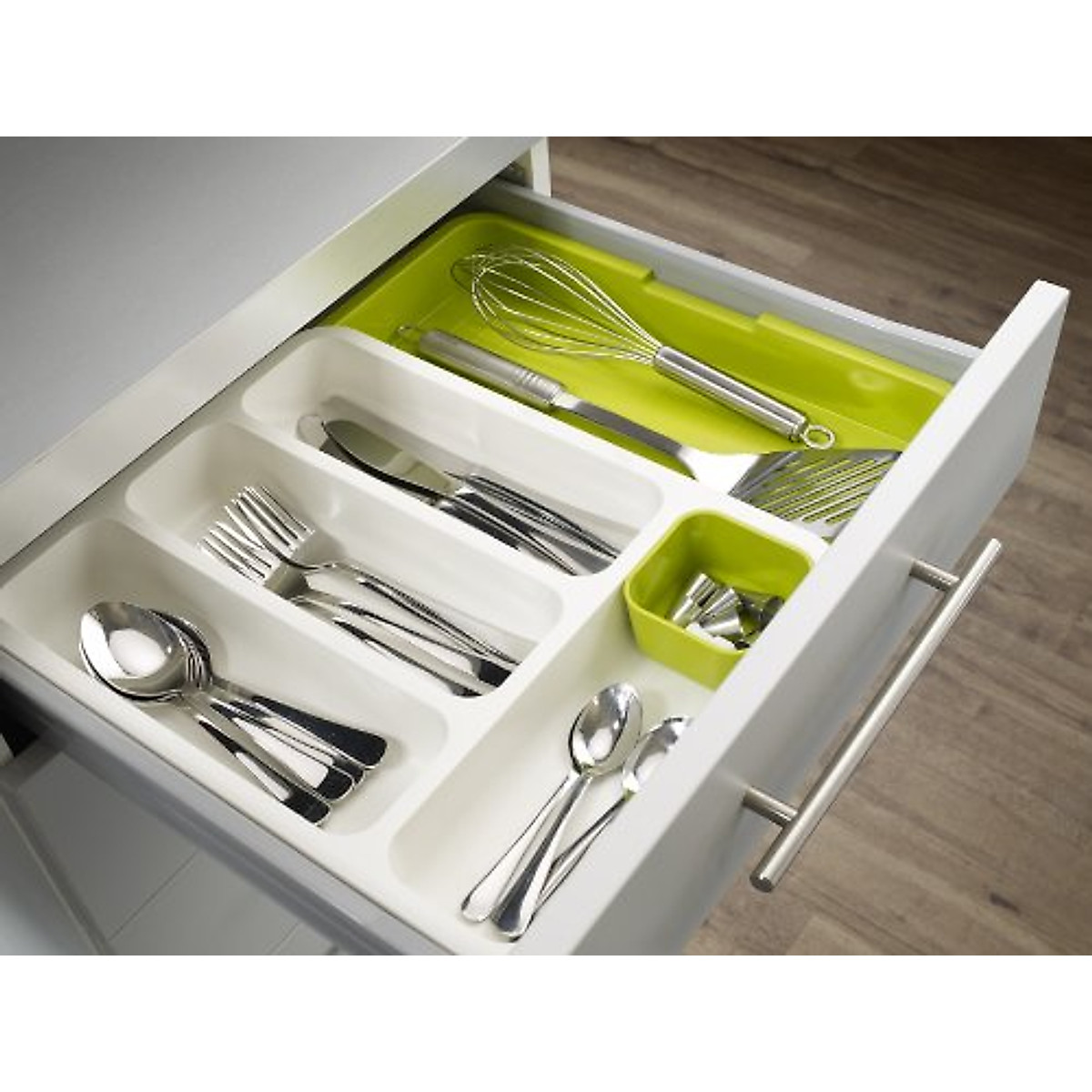 Joseph Joseph DrawerStore Expandable Cutlery Tray, Green