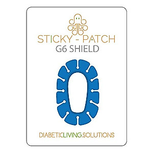 The Blue G6 Shield for Your Dexcom Over Patches Diabetic Accessory | Reusable and Washable | Great Gift for a Diabetic Child or Adult