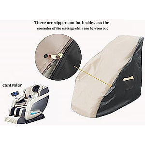 Massage chair cover, 600D full body shiatsu massage chair protector, 59 X 39 X 55 inchesArmchair Slipcovers,, ,with drawstring waterproof and dustproof Recliner Wing Chair Slipcovers,Sofa Cover